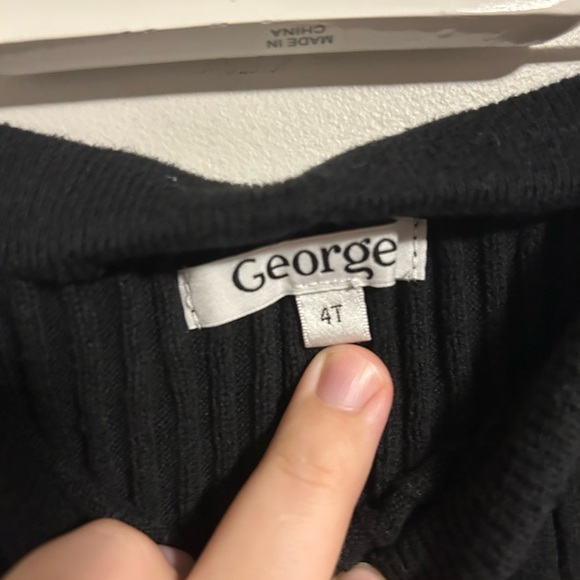 George | Bottoms | George 4t Black Ribbed Flare Pants | Poshmark